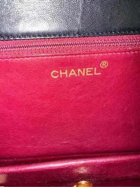 CHANEL | Bags | Chanel Matelasse Lambskin Shoulder Bag With Gold ...